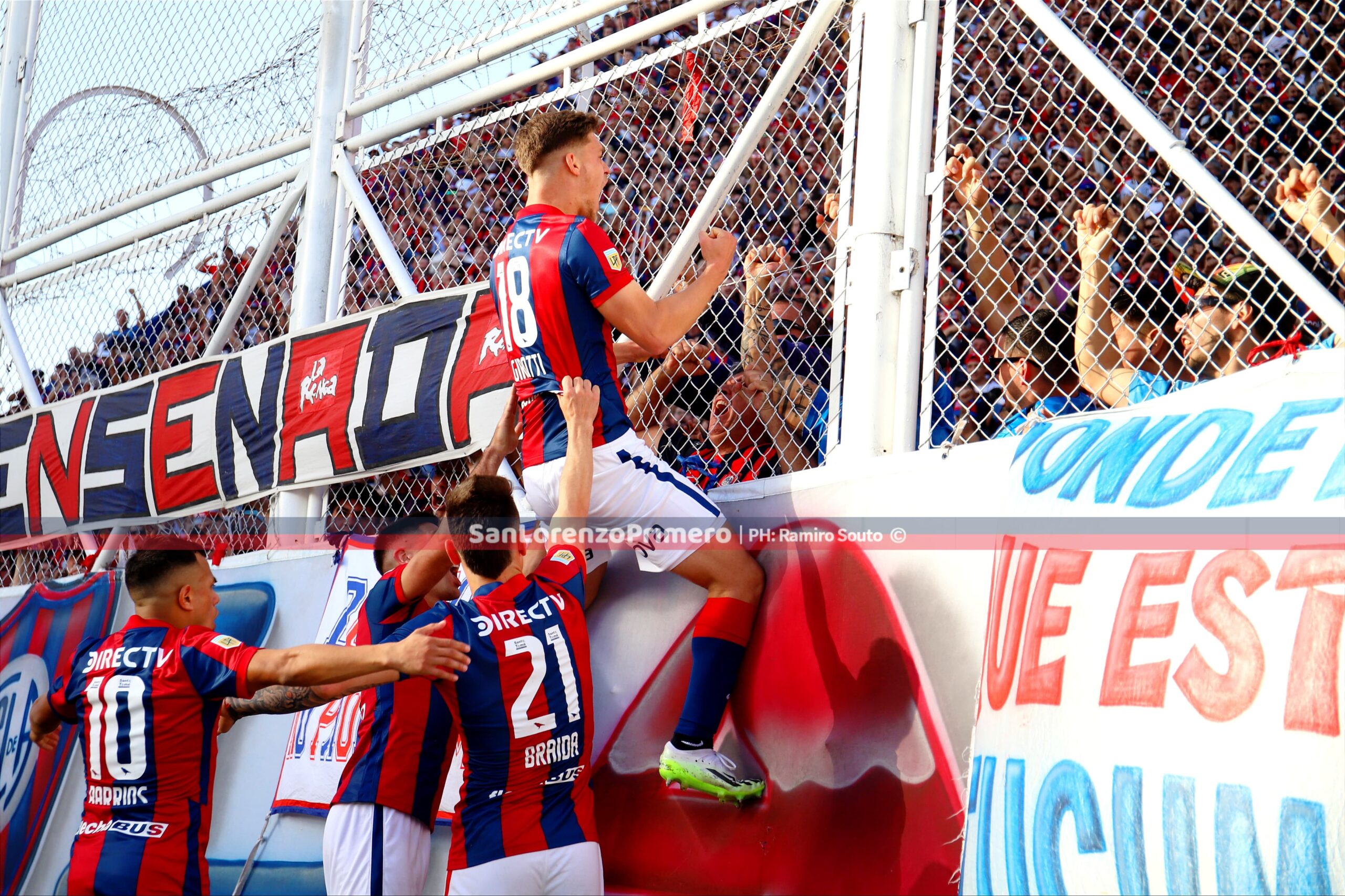 Girotti, el gol, su familia y la curiosa foto de perfil que puso | San Lorenzo de Almagro